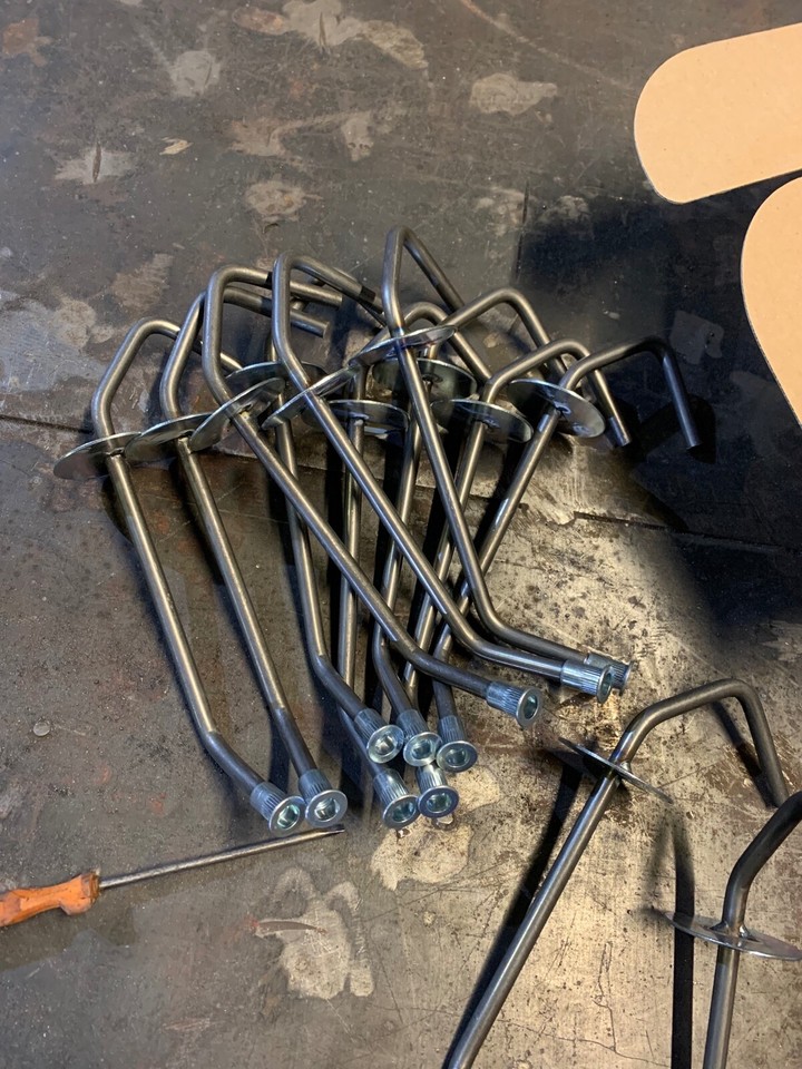 ALLOY WHEEL HOOKS REFURBISHMENT POWDER COATING HANGERS SPRAYING BY OSR ...