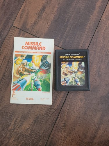 Atari 2600 - Missile Command Game and Instructions by Warner VGC | eBay