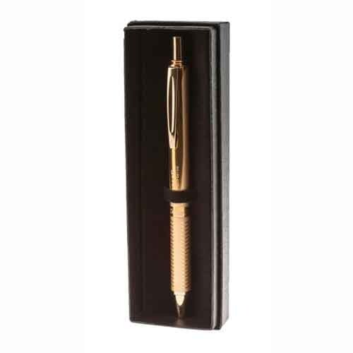 Pentel EnerGel Alloy Premium Gel Pen .7mm Gold Metal Barrel Gift Box ...