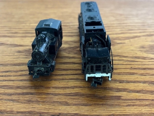 LOT OF 2 N SCALE Diesel and STEAM LOCOMOTIVES Untested Estate Find | eBay