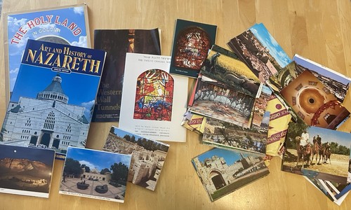 Vintage Holy Land Jerusalem Israel Postcards Books Collection Chagall ...