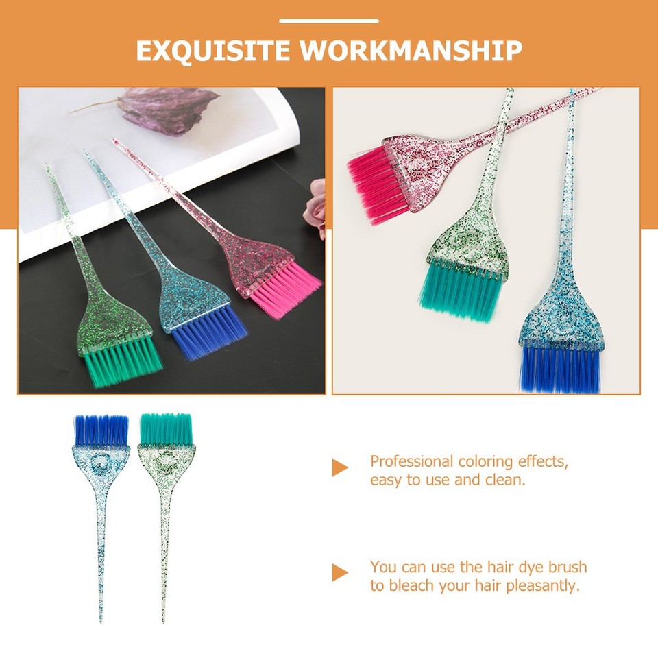 2pcs Hair Color Brush Hair Dyeing Brush Tool Hair Coloring Brush for ...