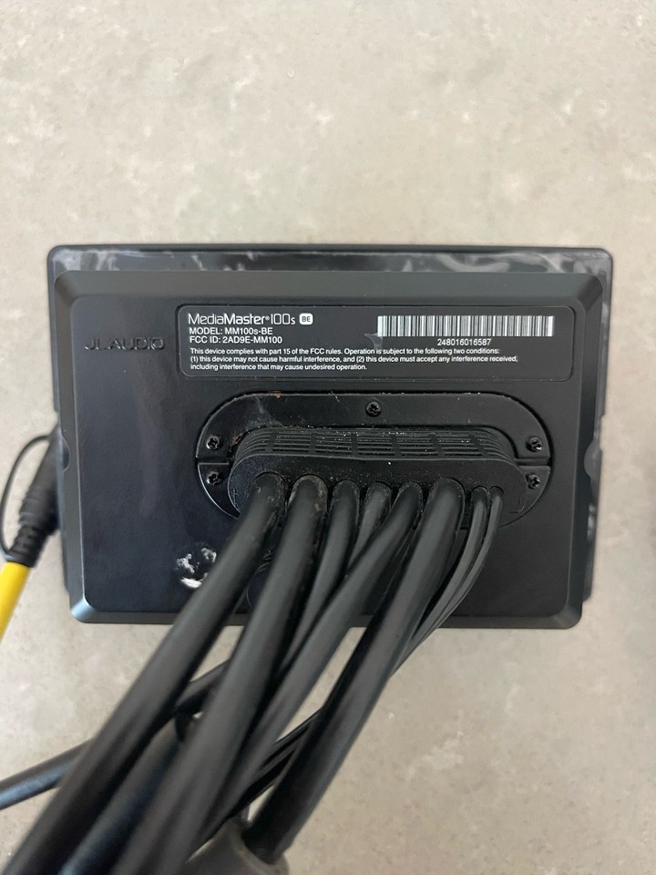 JL Audio MediaMaster MM100S-BE Marine Waterproof Source Stereo Head ...