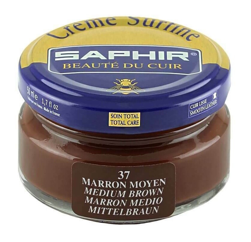 SAPHIR Cream Polish Shoe Boot Leather nourishing Beaute du Cuir Surfine ...