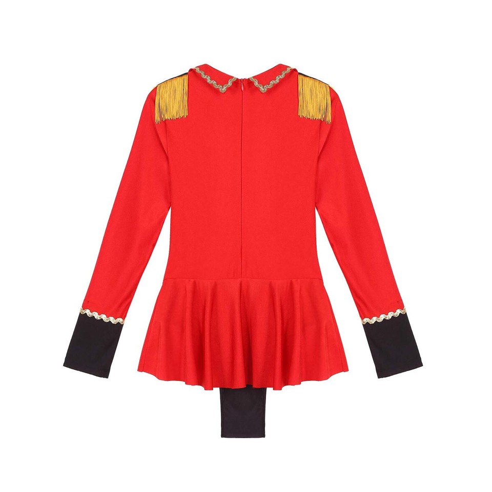Women Ringleader Ringmaster Circus Costume Bodysuit Tailcoat Cosplay ...