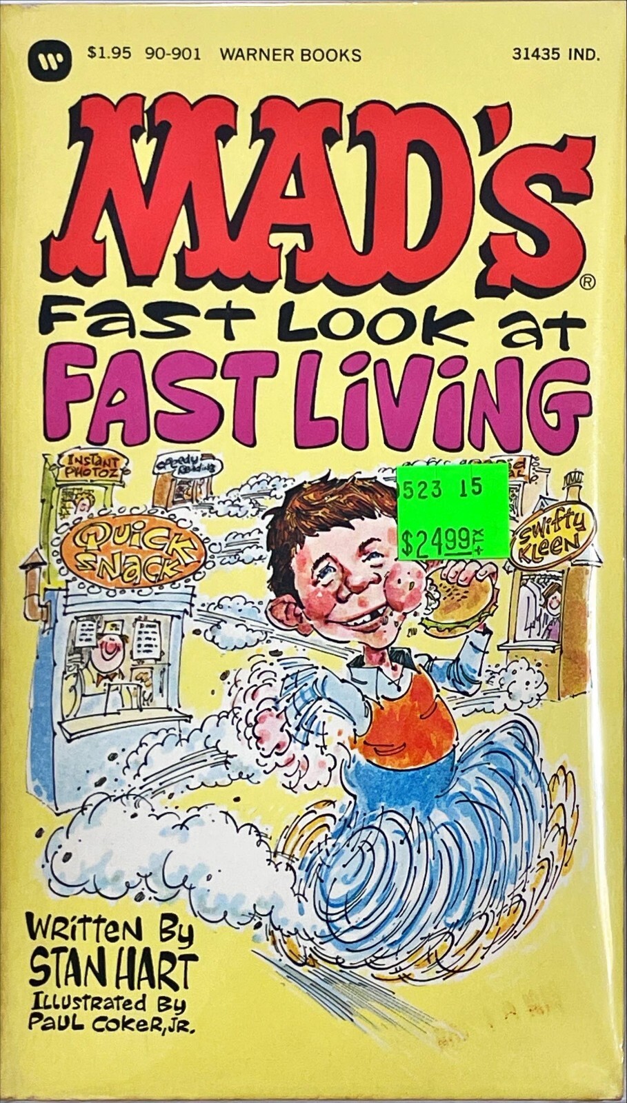 MAD Magazine Paperback Book: Mad's Fast Look at Fast Living [ Warner ...