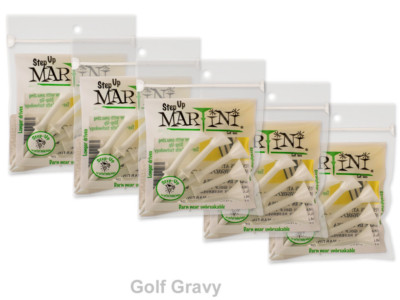 MARTINI Step Up Golf Tees - 5 packs of 5 White STEP-UP Tees 3 1/4" | eBay