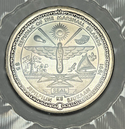 1991 The Heroes Of Desert Storm $5 Marshall Islands Coin Sealed F | eBay