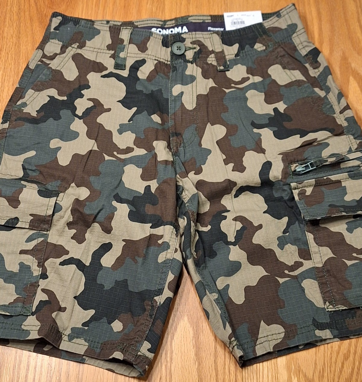 New Mens Sonoma Flexwear Ripstop Cargo Shorts Waist 29" 10" Inseam ...