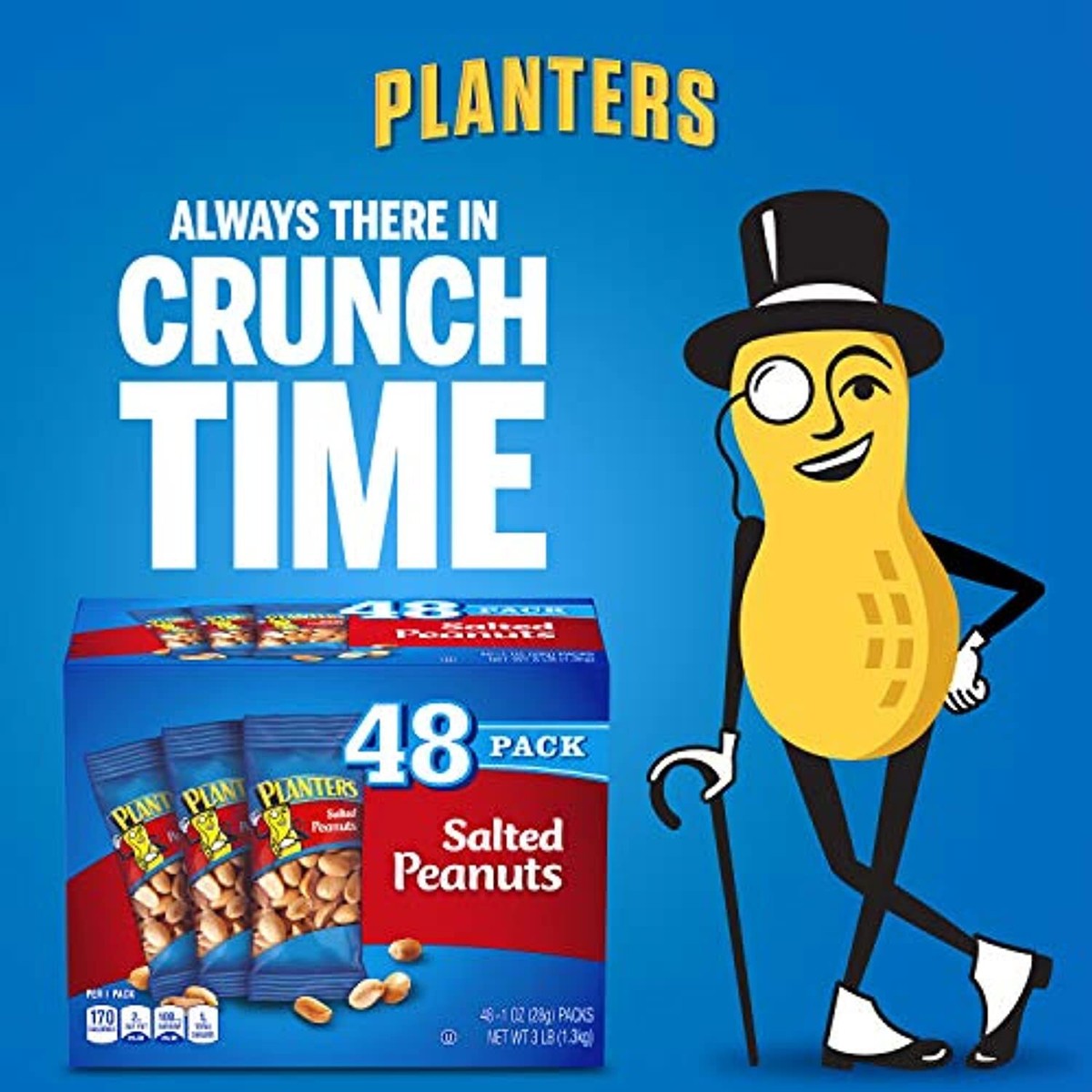 Planters Peanuts Gift Packs Planters Tube Honey Roasted Peanuts, 2.5