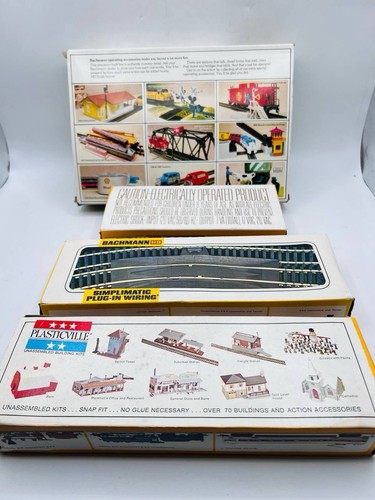 Vintage Bachmann HO Scale Train Accessories - Track, Power Pack, Bridge ...