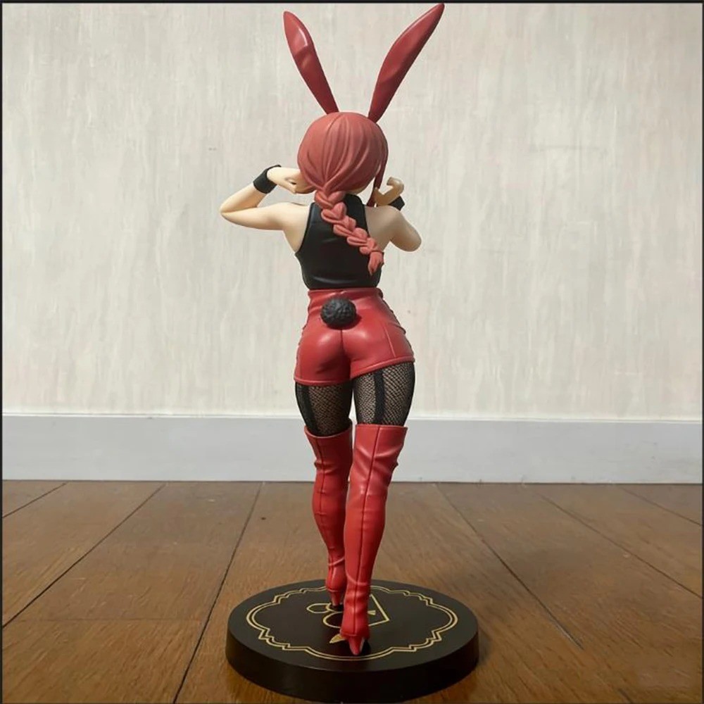 20cm Chainsaw Man Makima Bunny Girl Sitting Pvc Anime Figure 0167