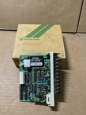 HITACHI HIZAC AGH-0DV Analog Output Unit / CP-3806 Hitachi PLC Analog ...