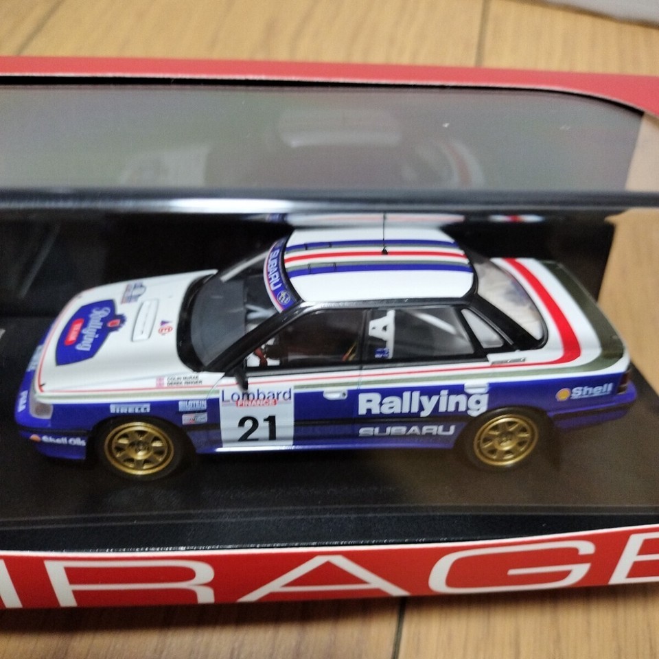 MIRAGE [1/43 Subaru Legacy RS1991 RAC (#21) C.McRae/D.Ringer] Mini car ...