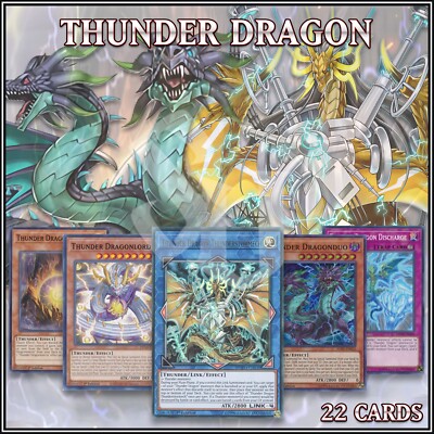 THUNDER DRAGON DECK 22 | Thunderstormech Dragonduo Lupine YuGiOh | eBay
