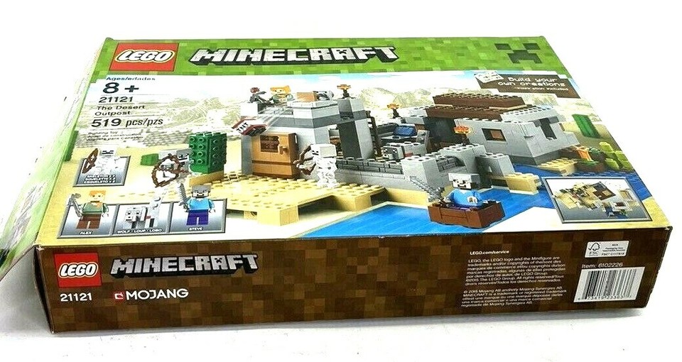 Lego Minecraft 21121 The Desert Outpost Complete With Manual And ...