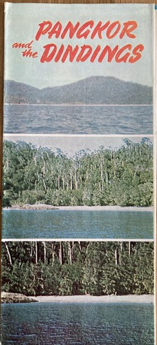 1960s PANGKOR DINDINGS MALAYSIA VINTAGE TRAVEL BROCHURE MAP GUIDE | eBay