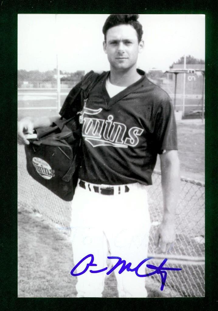 #0619, 4" x 6" Photo Card, Signed-Autographed, David McCarty, Minnesota ...