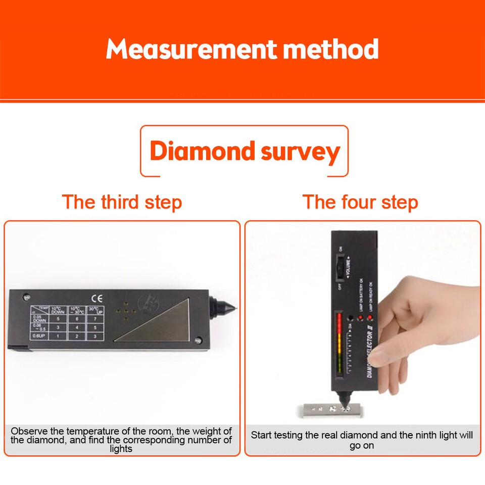 Portable Diamond Tester Selector Illuminated Jewelry Gemstone Testing ...