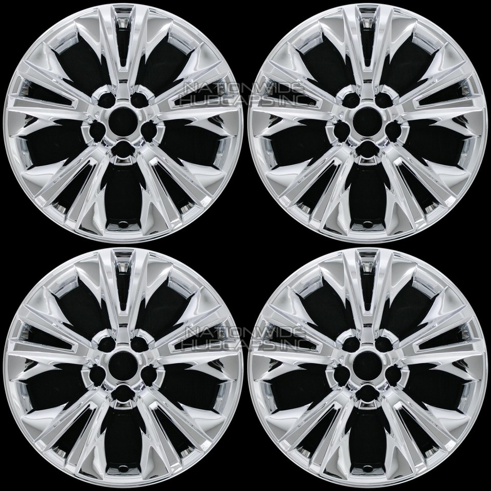 2014-2019 Toyota Highlander 18" Chrome Wheel Skins Full Rim Covers Hub ...