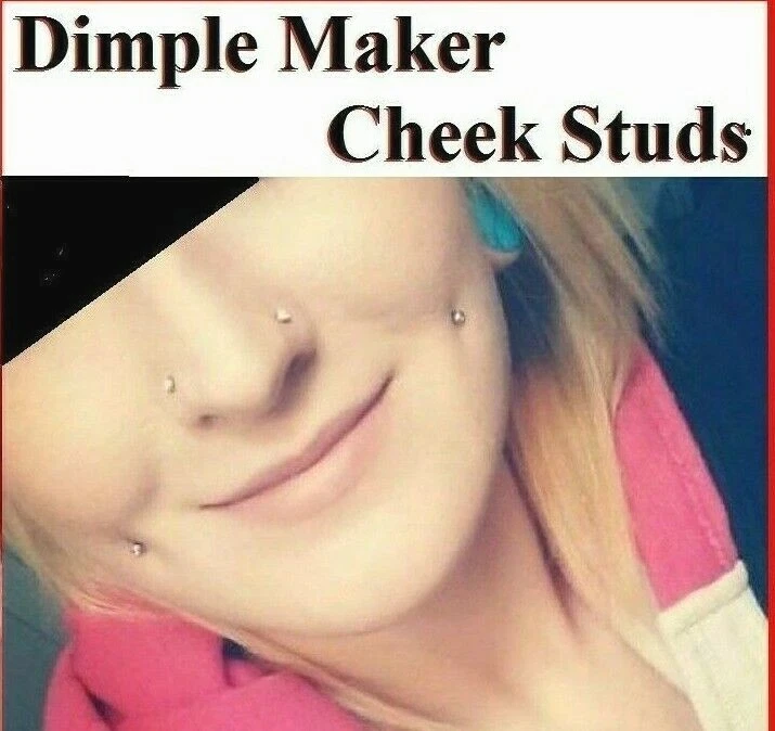 Face Cheek Piercing Gauges