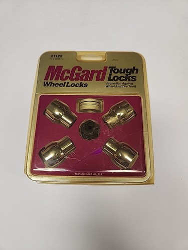 McGard Chrome Regular Shank Wheel Locks (7/16" - 20 Thread Sz) Set of 4 ...