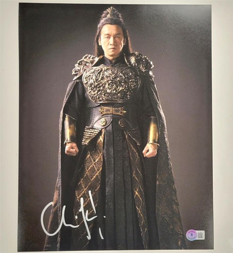 Chin Han signed Mortal Kombat Shang Tsung 11x14 photo autograph (B ...