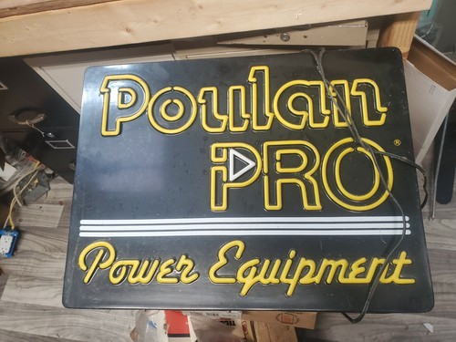 Poulan Pro Power Equipment Chainsaw Lawn Mower Lighted Dealership ...
