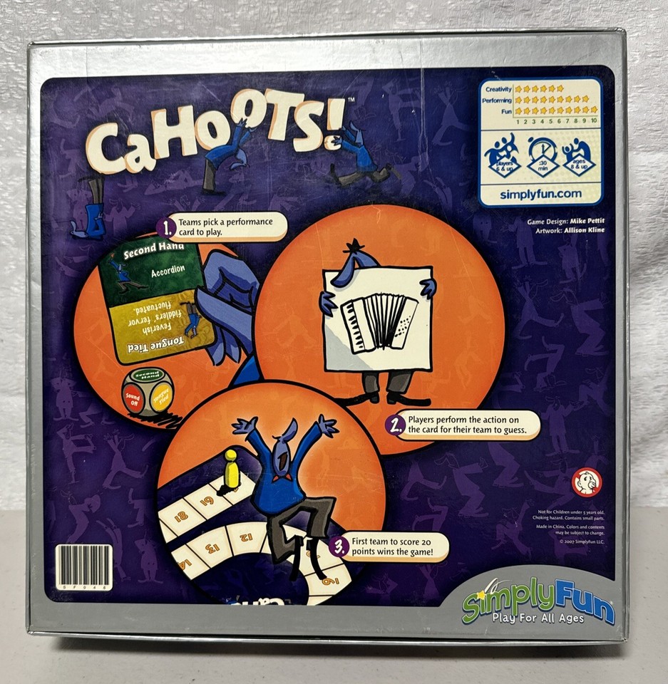 Simply Fun Cahoots ! Charade game - Fun Party & Family Game All Ages | eBay