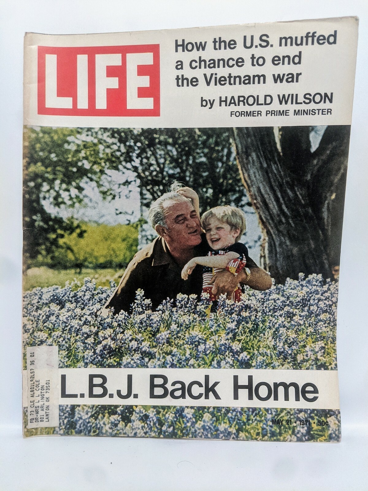 Life Magazine LBJ Back Home May 21 1971 | eBay