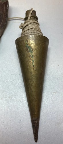 Vintage Brass Plumb Bob Gammon Reel Made in USA C2 | eBay