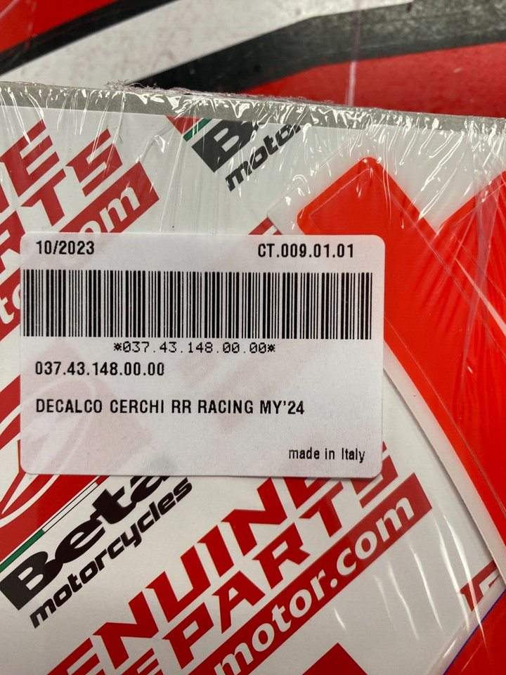 NEW OEM BETA RIM DECAL SET FOR 2024 RACE EDITIONS. | eBay