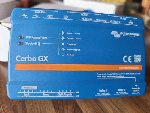 Victron Energy Interface.. CERBO GX control & monitor device, new in ...