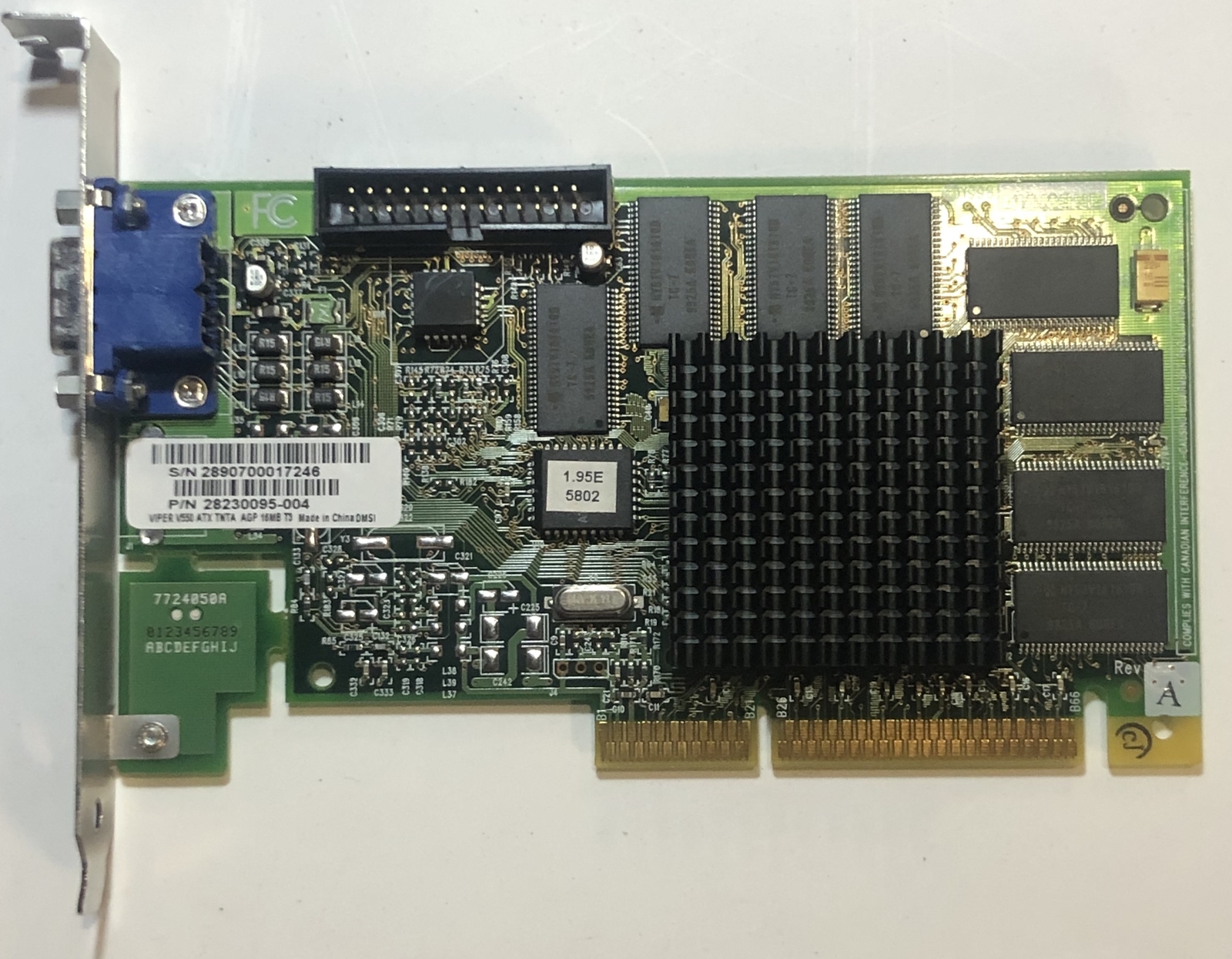 Diamond Viper V550 16MB AGP Graphics Card- 28230095-004 | eBay