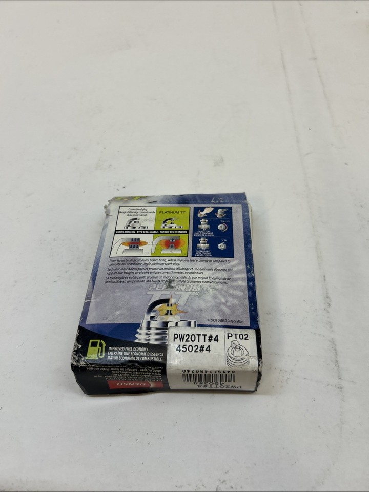 4PCS DENSO PW20TT 4502 Spark Plug For Audi 100 BAIC Beijing Mercedes ...