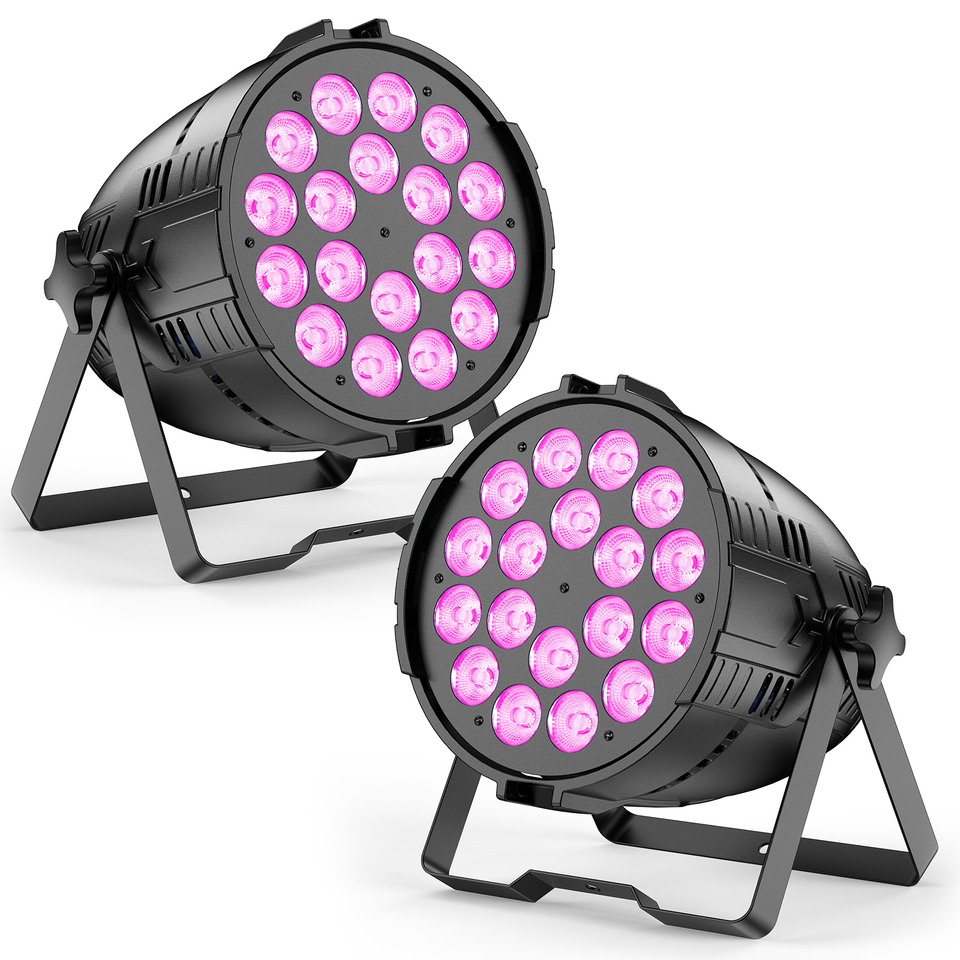 200W LED Stage Lighting RGBWAL PAR Can Light DMX for Party DJ Show ...
