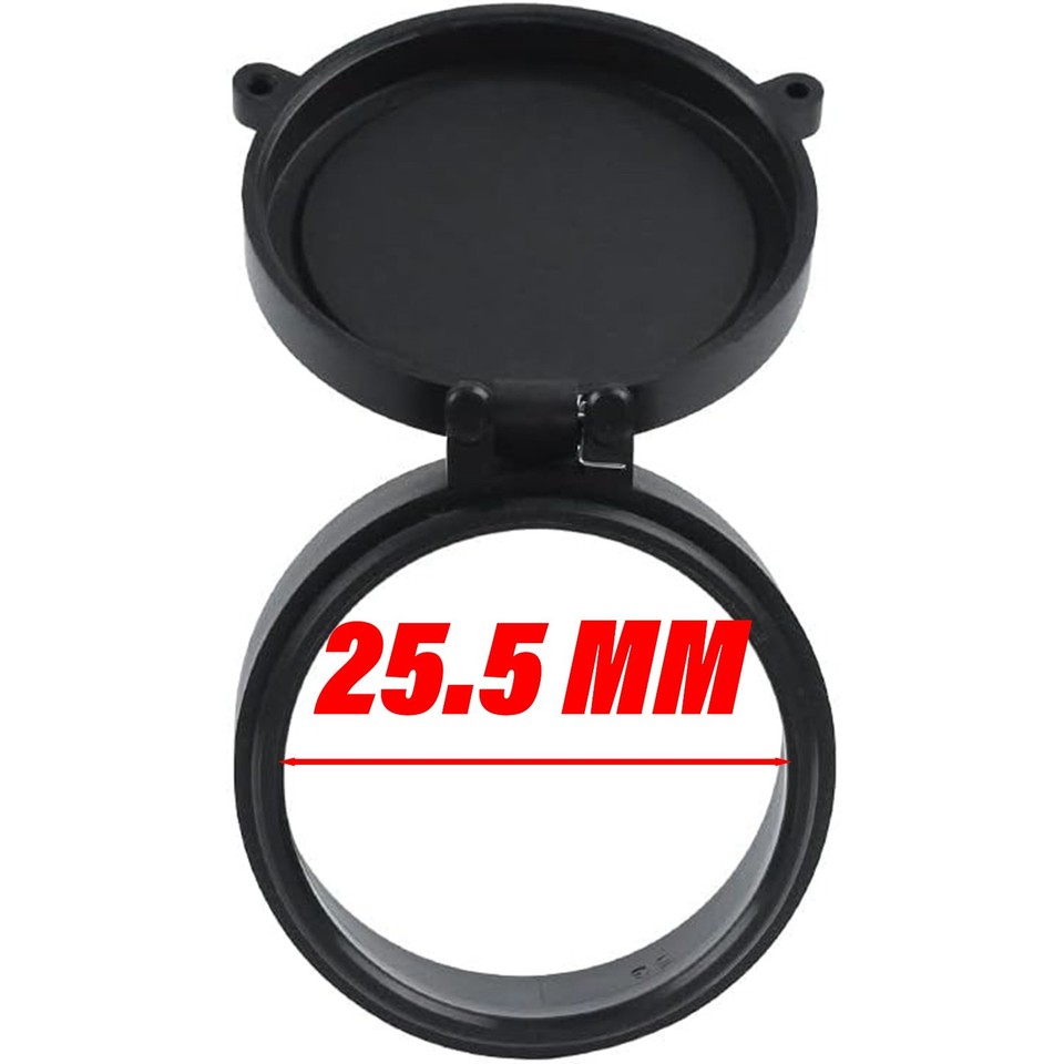 1-Pack Flip Up Scope Covers Rifle Scope Protect Objective Cap Lens ...