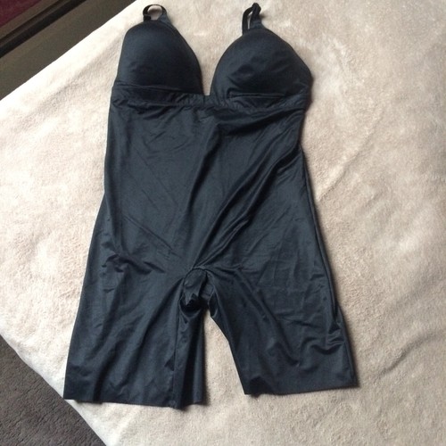 SPANX Size 1X Black Shaping Plunge Low Back Bodysuit Style 10338R NWOT ...