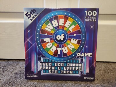 Wheel of Fortune Game 5th Edition by Pressman | eBay