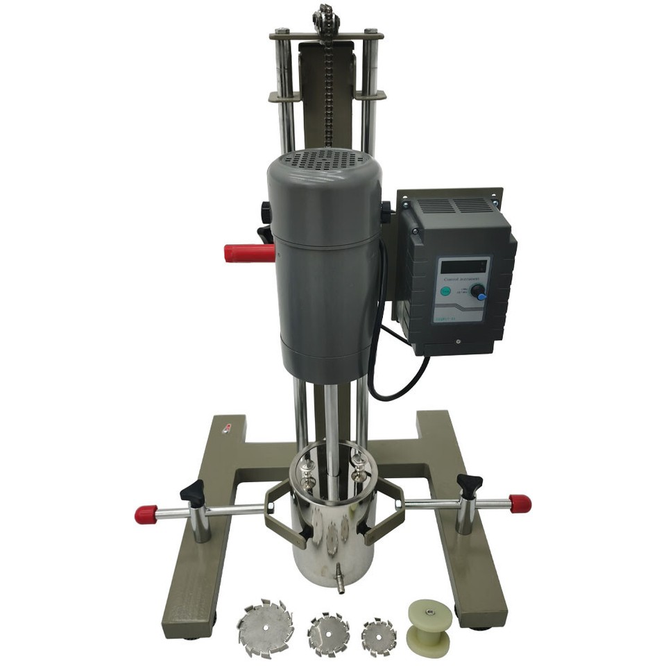 High-Speed Electric Lab Mixer Disperser Homogenizer, 220V Dispersion ...