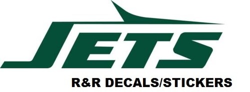 NEW YORK JETS DECAL/STICKER.. PICK SIZE AND COLOR FREE SHIPPING--"JETS ...
