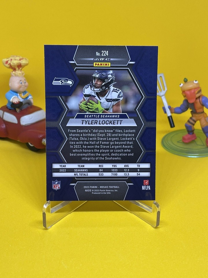 Tyler Lockett Reactive Yellow Mosaic 2023 Panini Mosaic Seattle ...