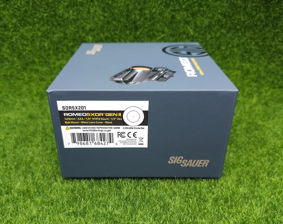 Sig Sauer ROMEO5XDR GEN II Red Dot Reflex Optic 2 MOA/65 MOA Circle ...