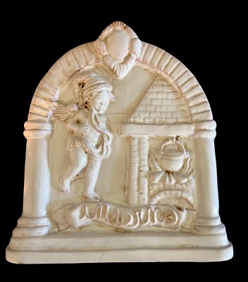 Vintage Italian Pottery Red Ware Wall Hanging [387] | eBay