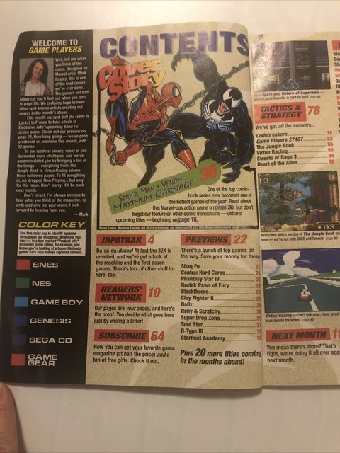 Game Players Magazine Nintendo Sega March 1994 Vol 7 No 3 for sale ...