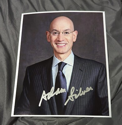 Adam Silver Autograph Signed Photo NBA Commissioner | eBay
