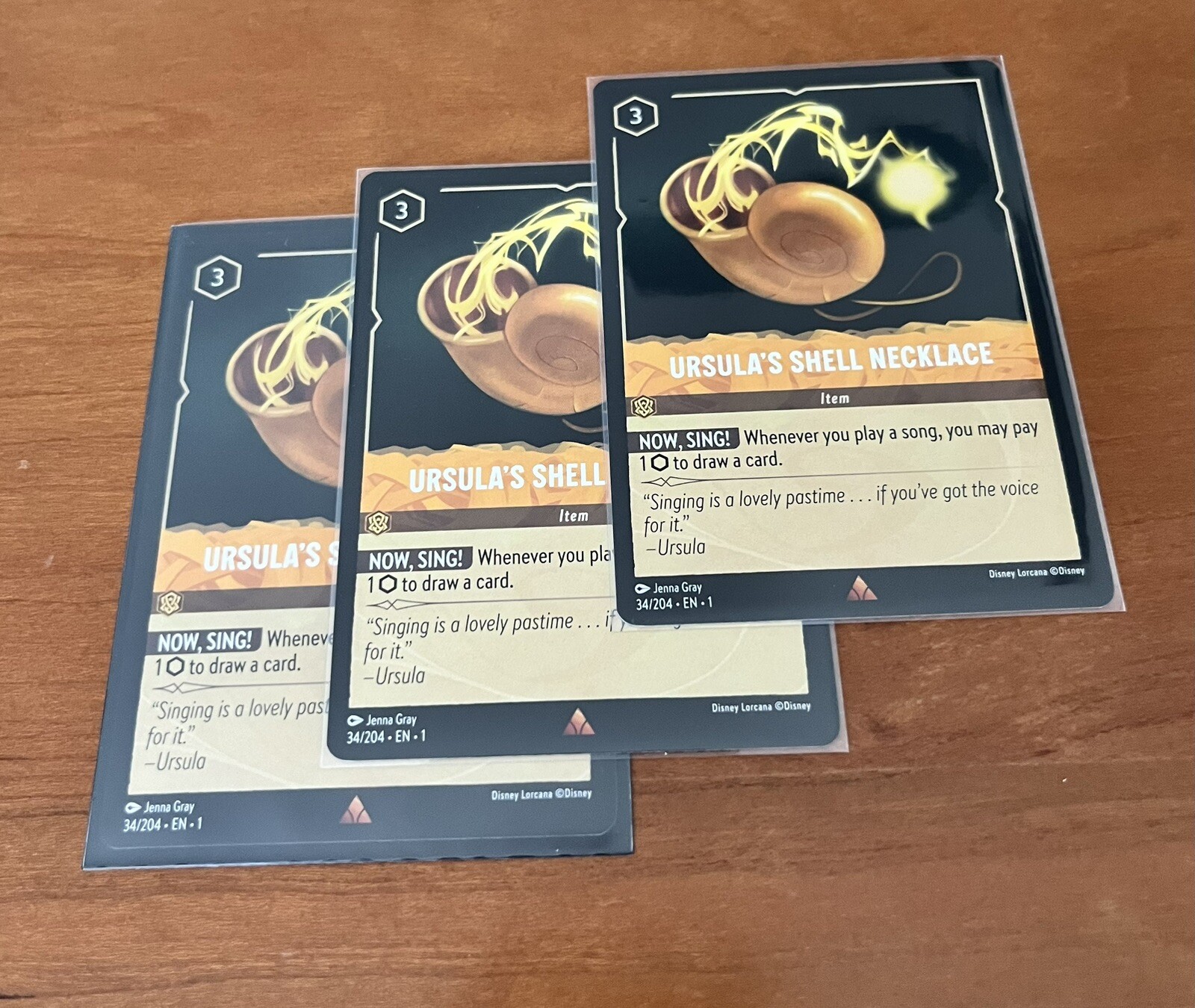 Ursula's Shell Necklace - Lorcana The First Chapter Disney 34/204 Non ...