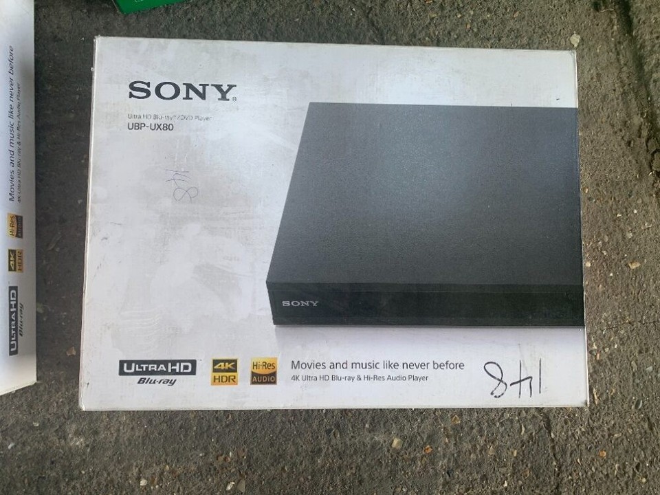 SONY Ultra HD Blu-ray/DVD player UBP-UX80, 110V, US SPEC | eBay