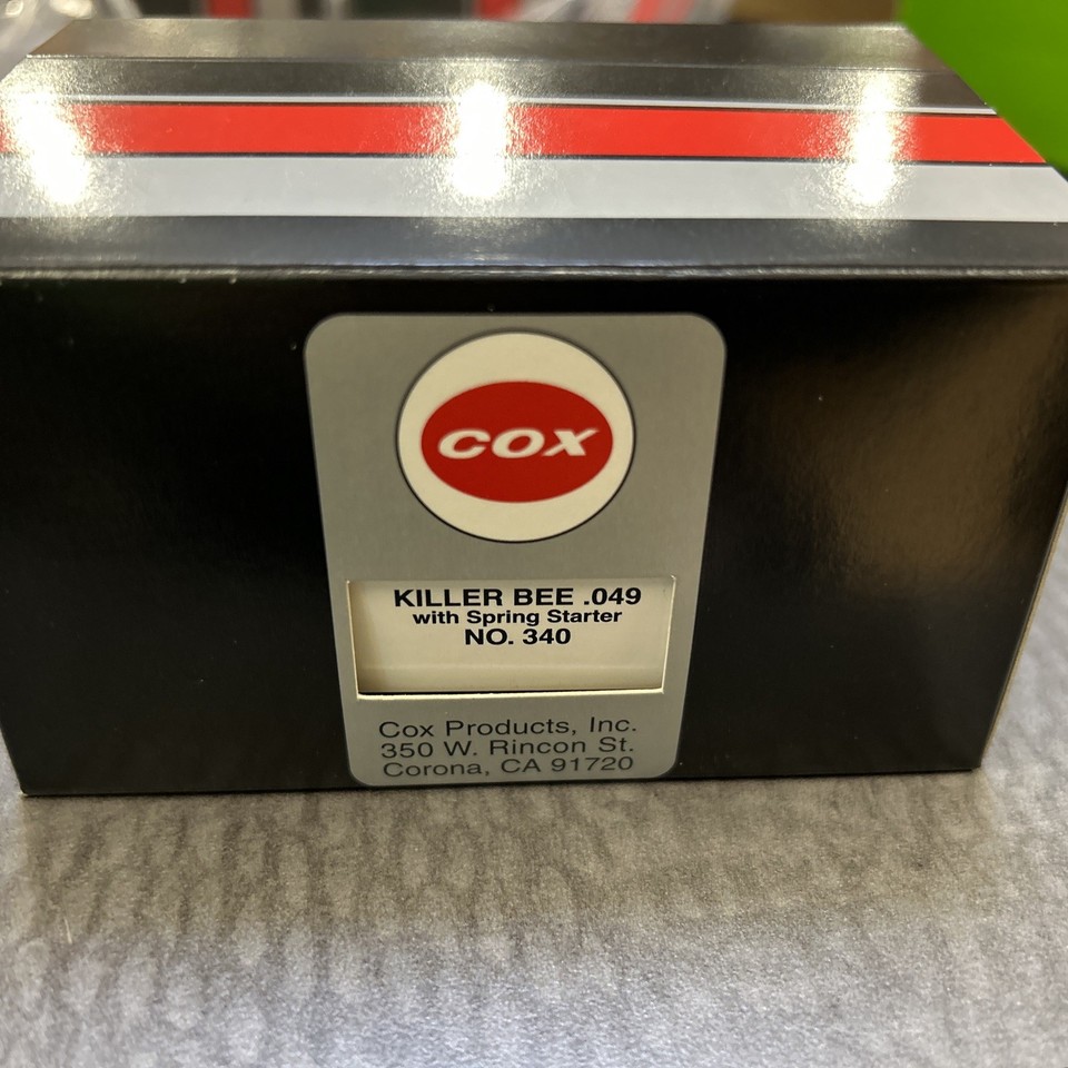 Cox .049 - COX engine - COX Killer Bee .049 With Spring Starter - NIB ...