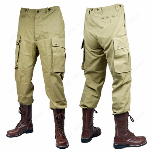WW2 US ARMY M42 Airborne Paratrooper Officer Cotton Pants Trousers 36R ...